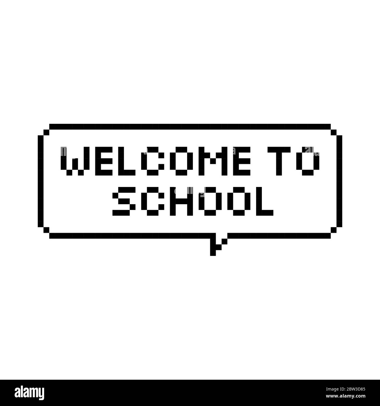 8 bit font Cut Out Stock Images & Pictures - Alamy