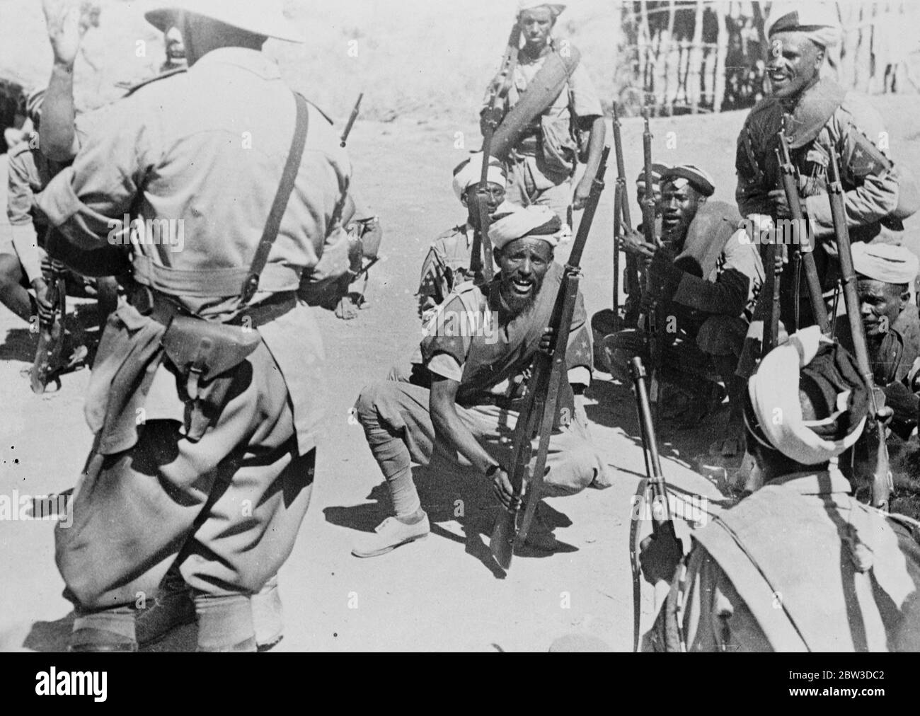 New pictures from the Italian Northern front . Natives celebrate ...