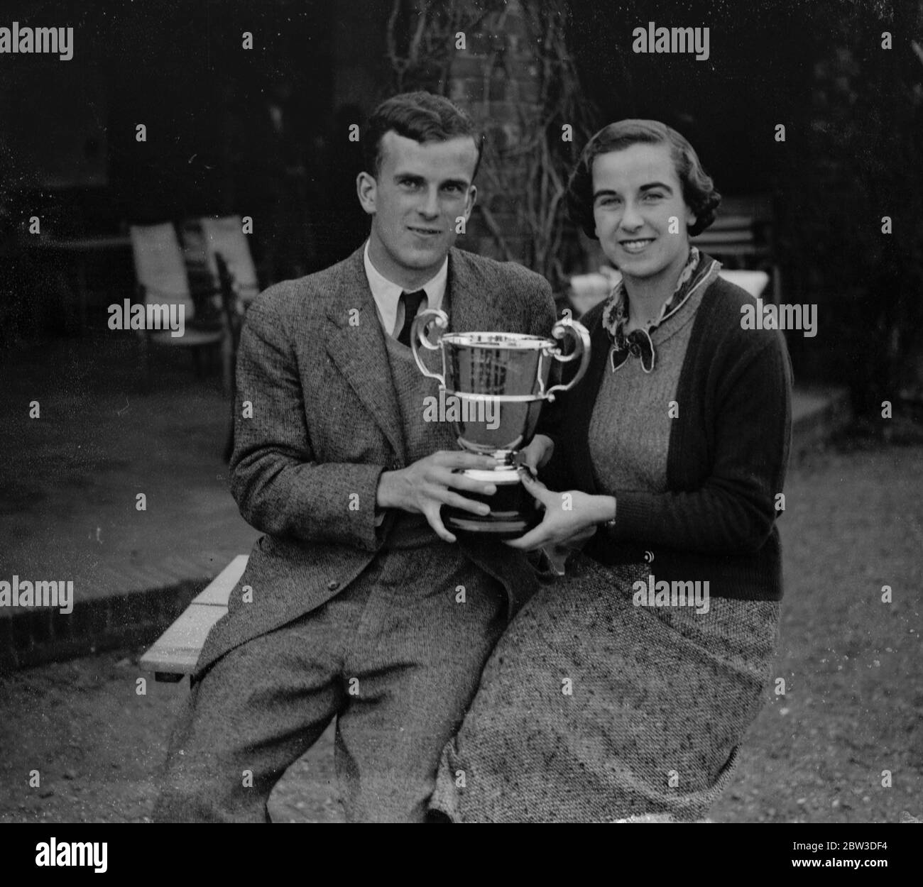 Brother and sister win scratch mixed foursomes at Worplesdon , Surrey ...