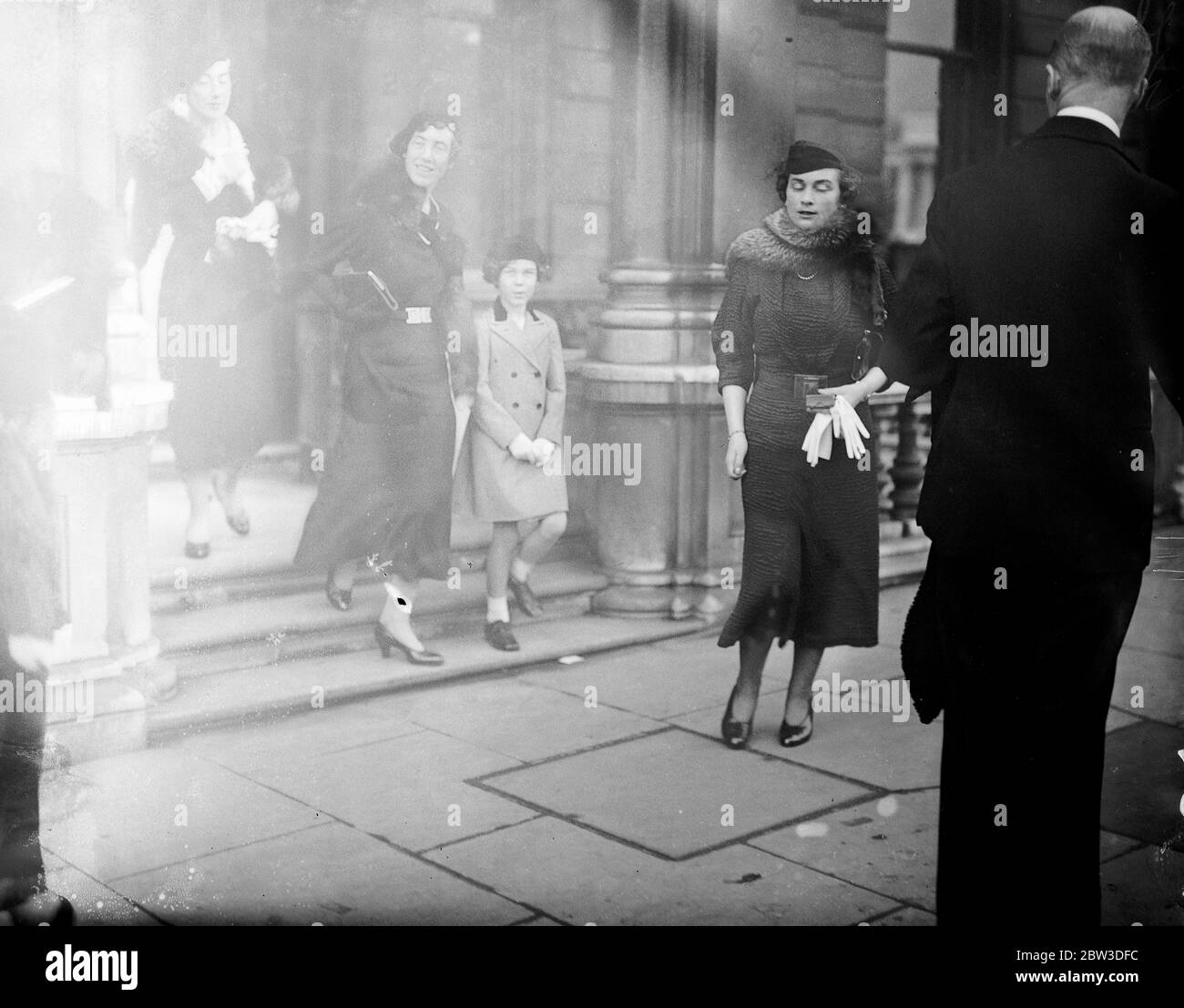 Royal bride attends service at Buckingham Palace . Lady Alice Scott ...