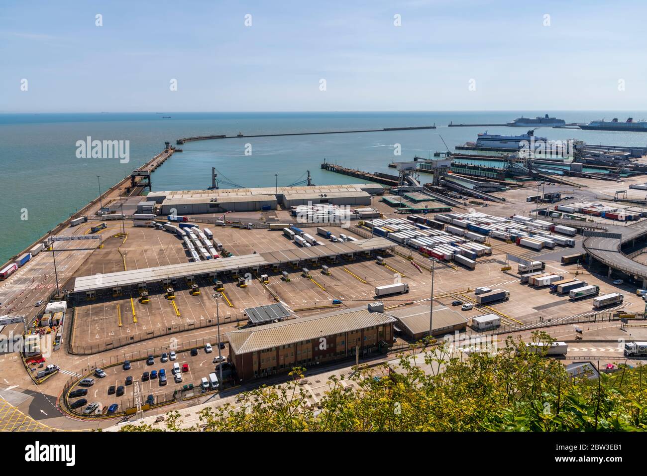Dover port aerial hi-res stock photography and images - Alamy