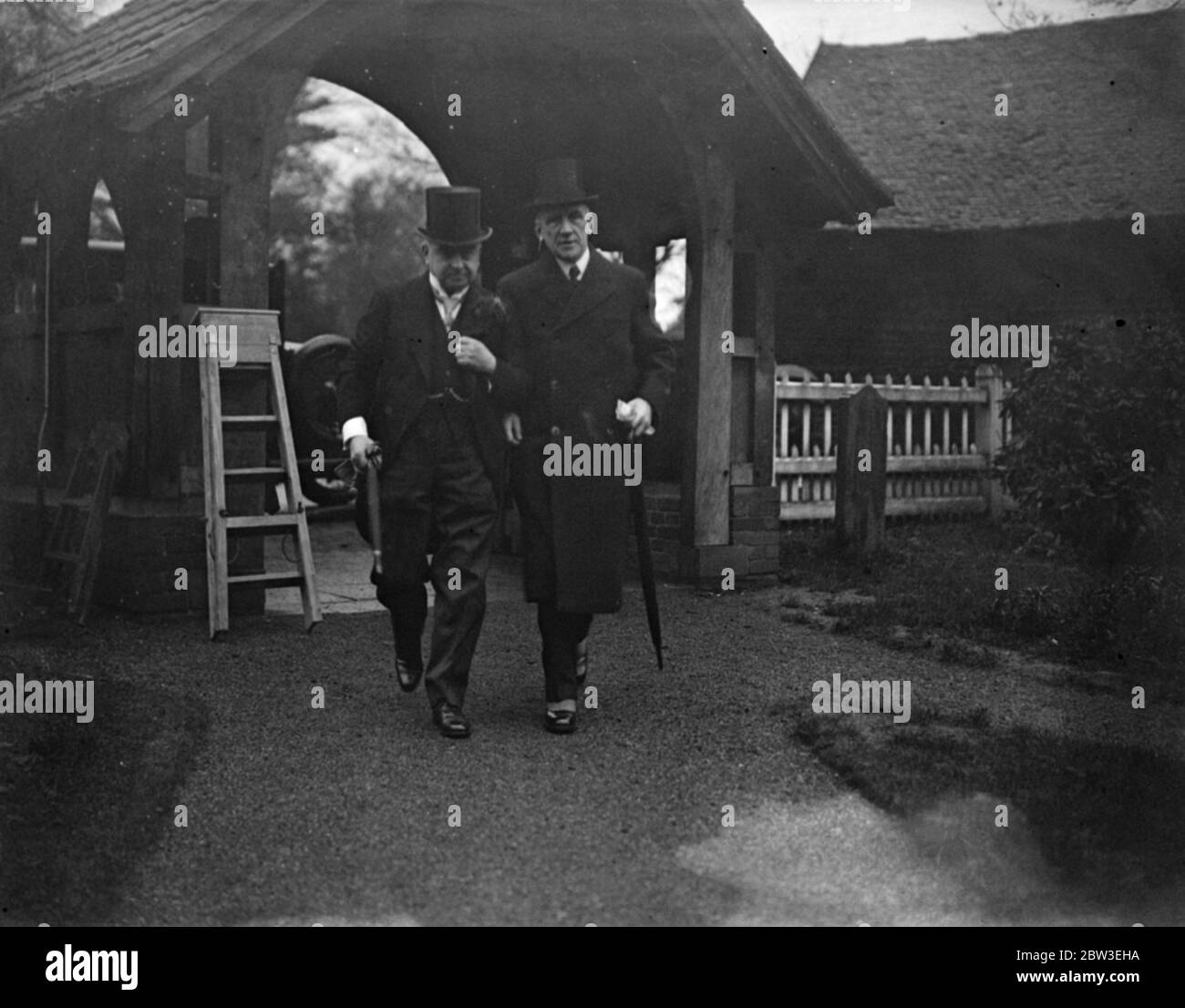 The Lord Chief Justice , Lord Hewart , married in the village church at ...