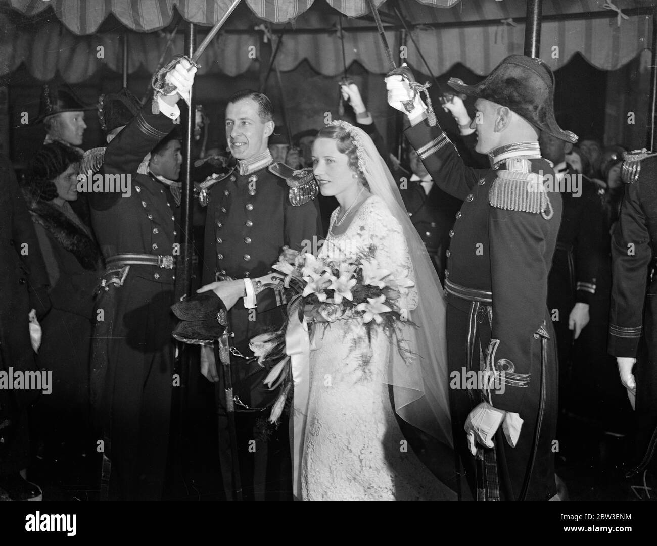 Naval wedding at St Georges Church , Hanover Square , London ...