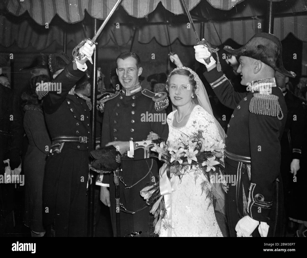 Naval wedding at St Georges Church , Hanover Square , London ...