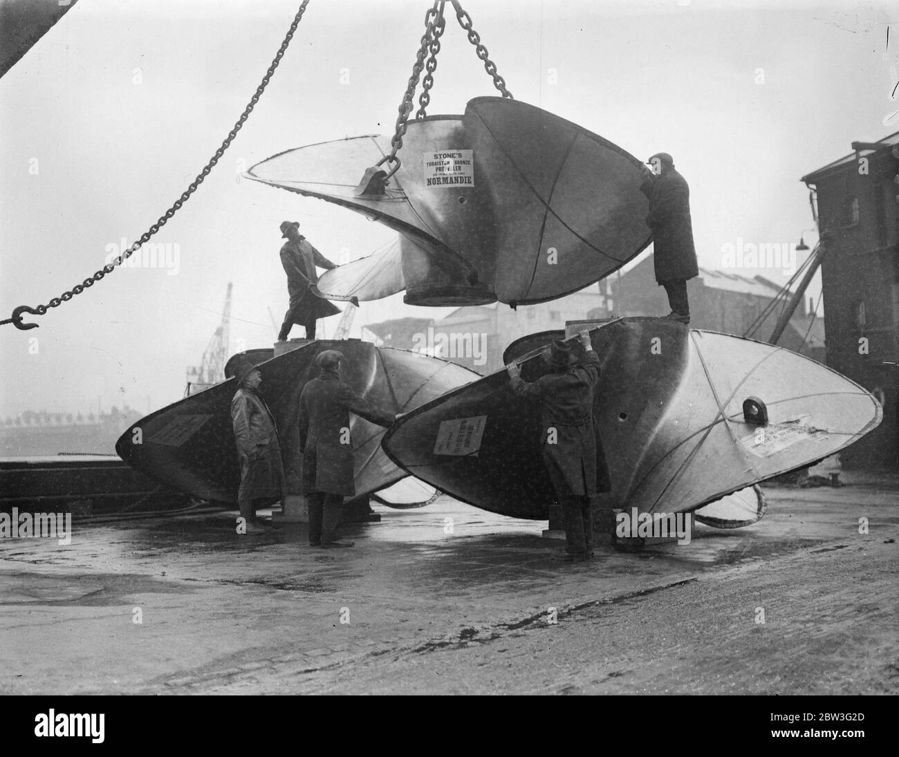 London ' s contribution to the French liner SS Normandie . The ...