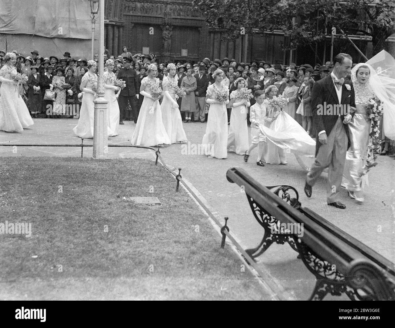 Mr Whitney Straight married to Lady Daphne Finch Hatton at St Margaret ...