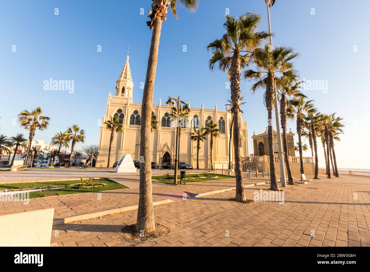 Chipiona, Spain. The Santuario de la Virgen de Regla (Shrine of Our ...