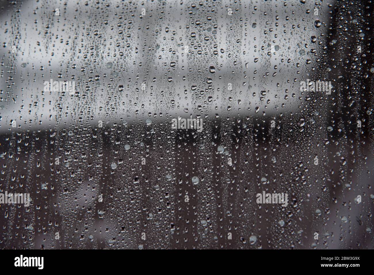 Full frame car glass covered with water drops as a backdrop Stock Photo ...
