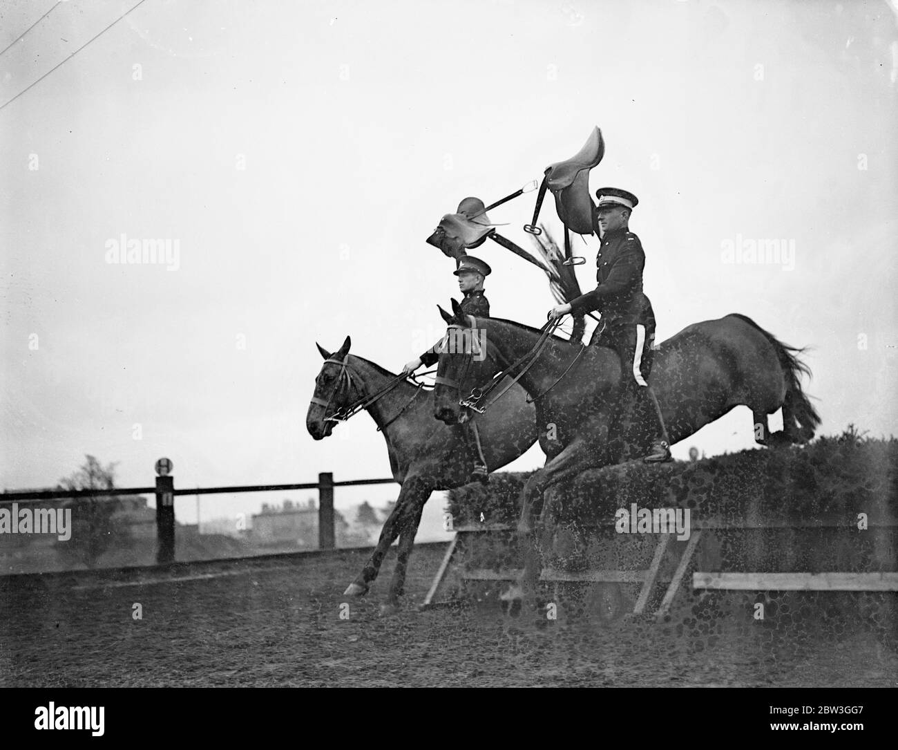 White saddles Black and White Stock Photos & Images - Alamy