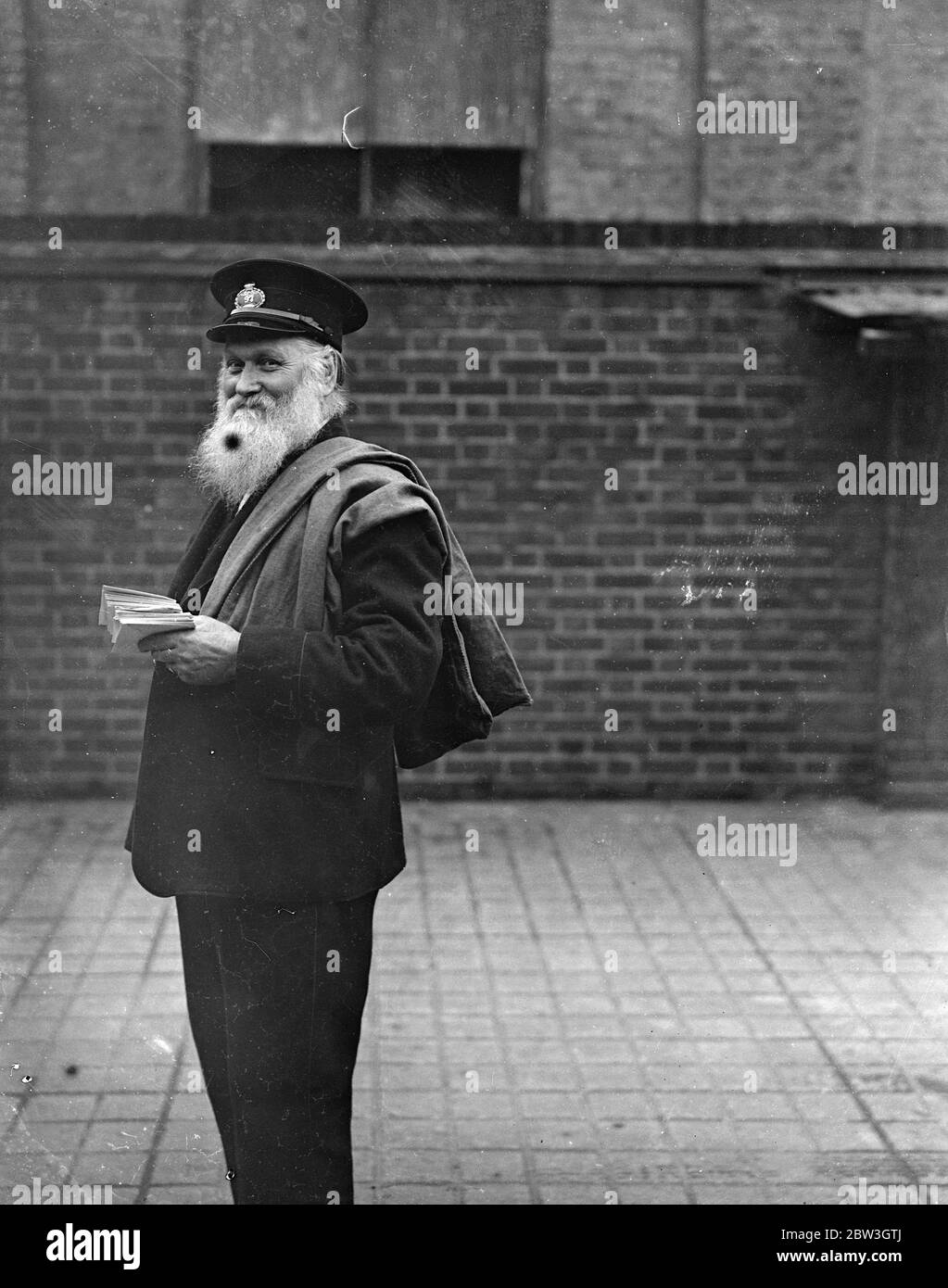London 's last bearded postman . 68 and still working . Bearded Mr T W ...