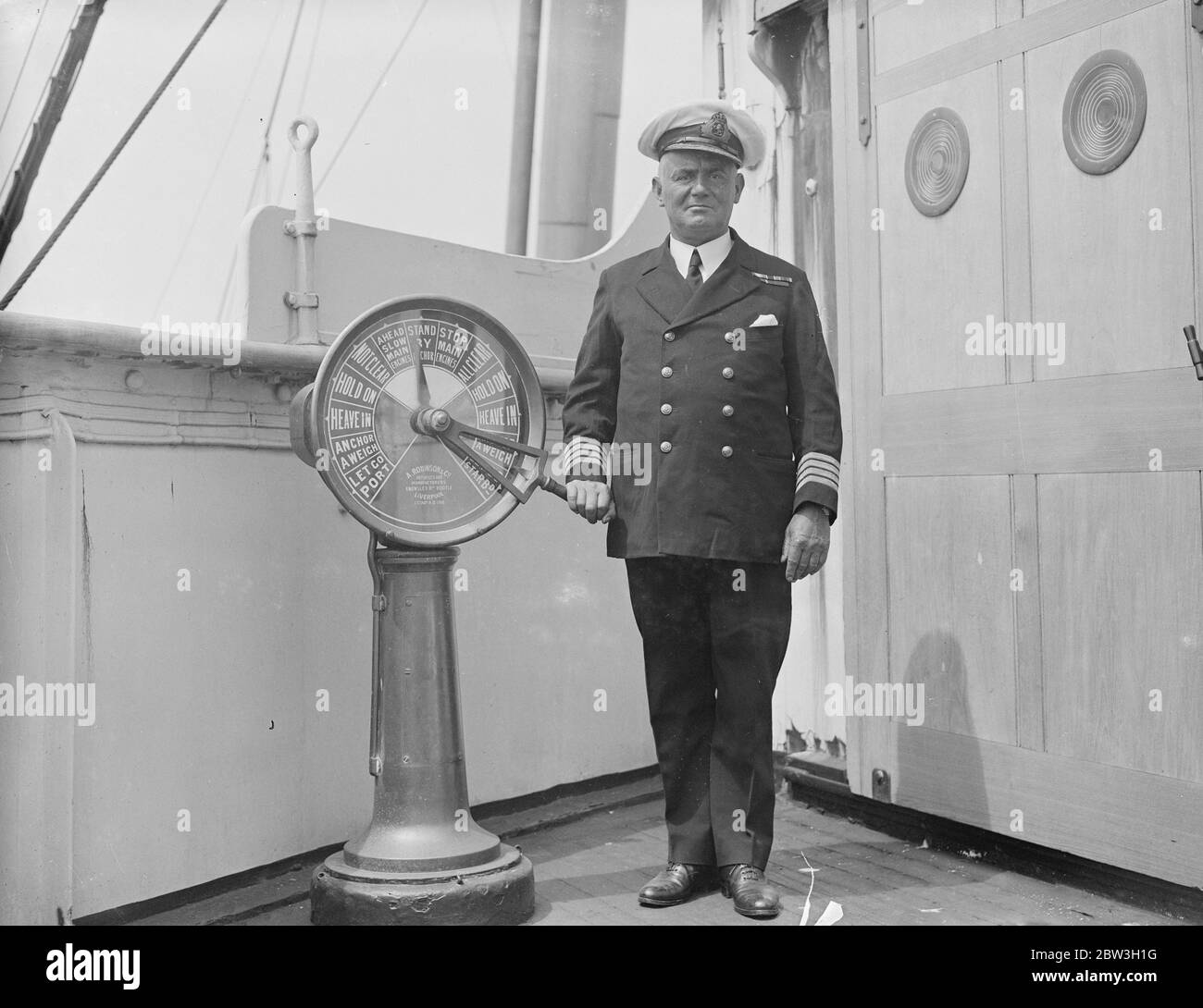 Former Staff Captain to command SS Mauretania . Captain A T Brown . 1 ...