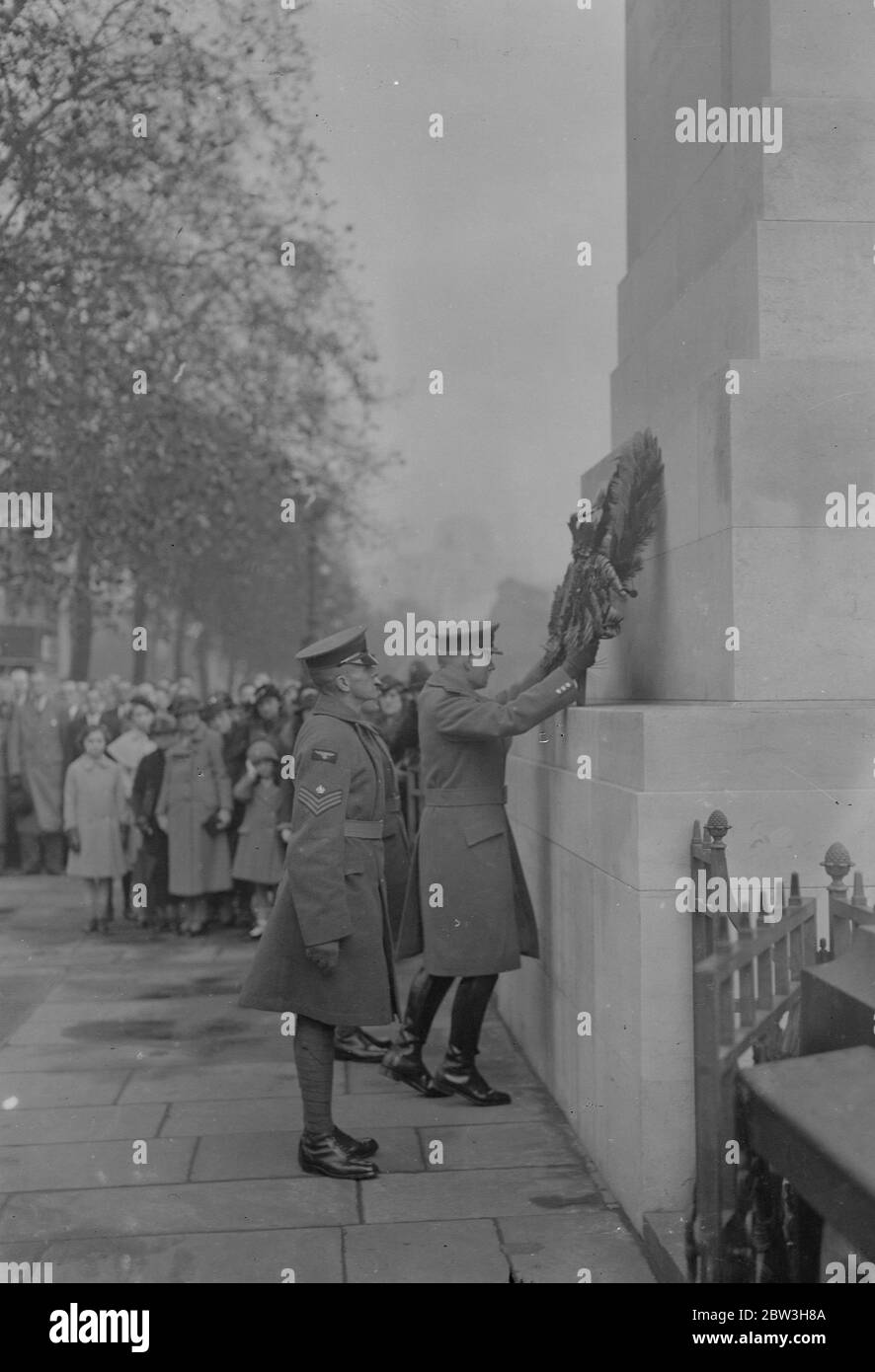 Air Force armistice ceremony at RAF memorial . Members of the Comrades ...
