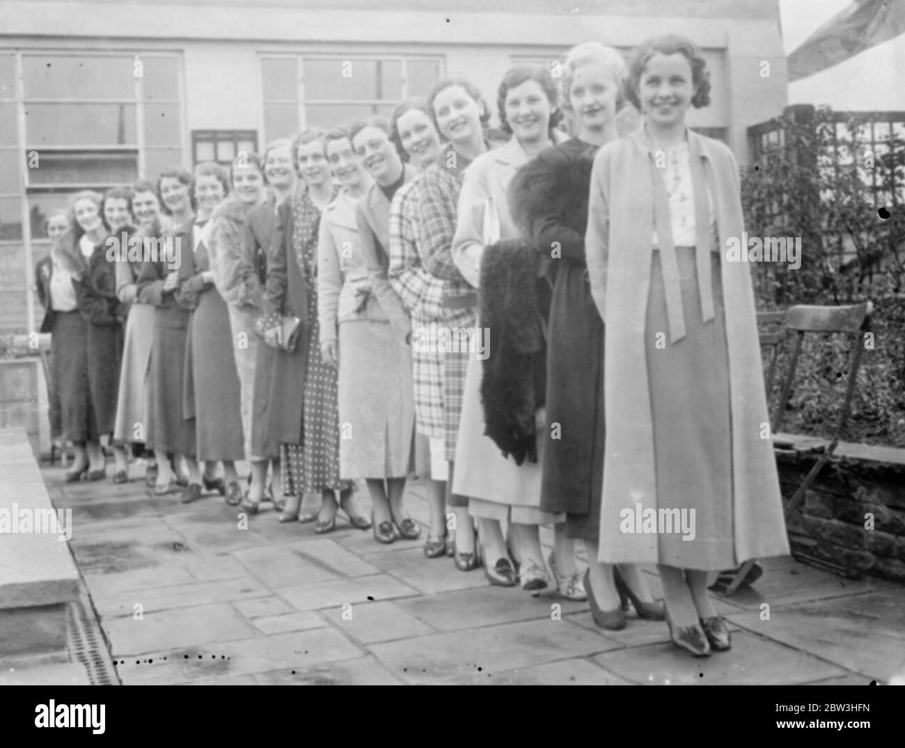 Britain 's most beautiful girls on parade in London . 20 June 1935 ...