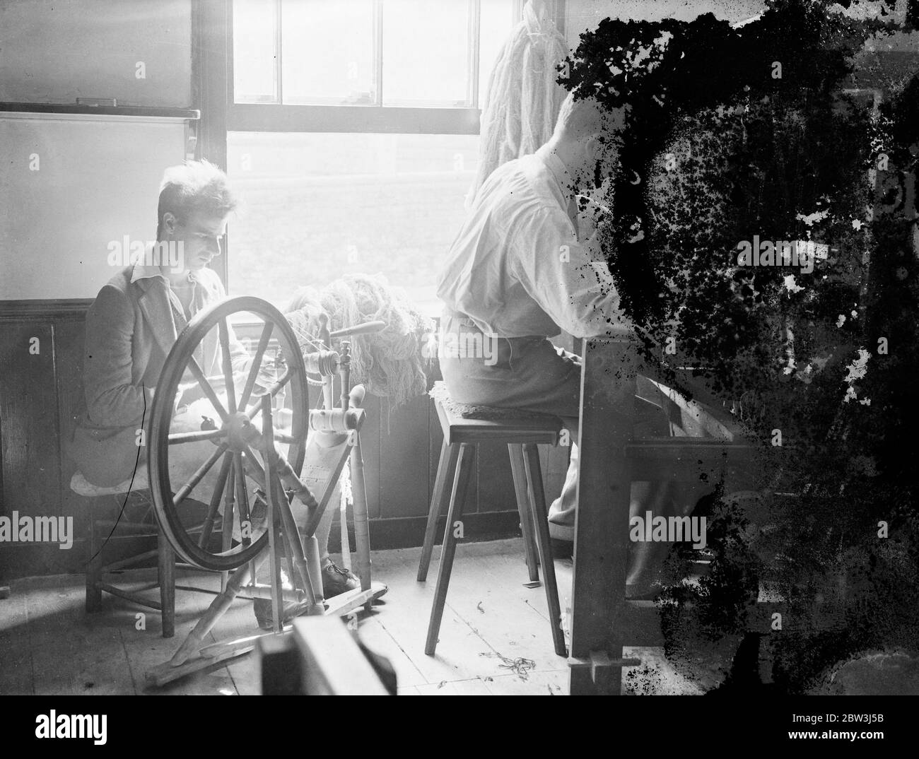 Hand weaving revived in Essex Village by the Red Priest . Mr Arthur ...