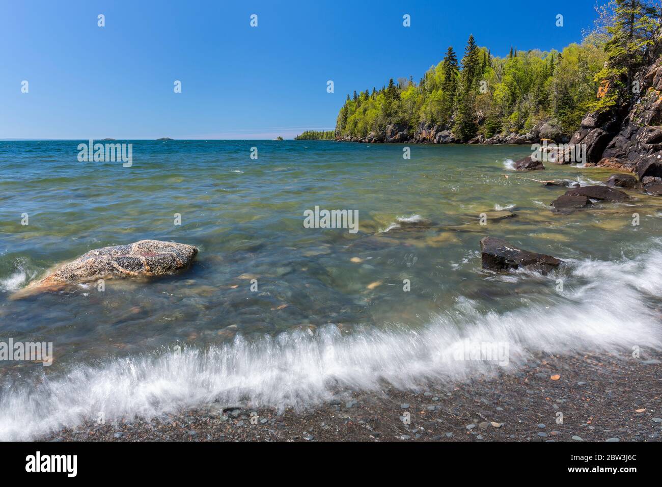 Lake Superior Scenic Landscape Stock Photo - Alamy