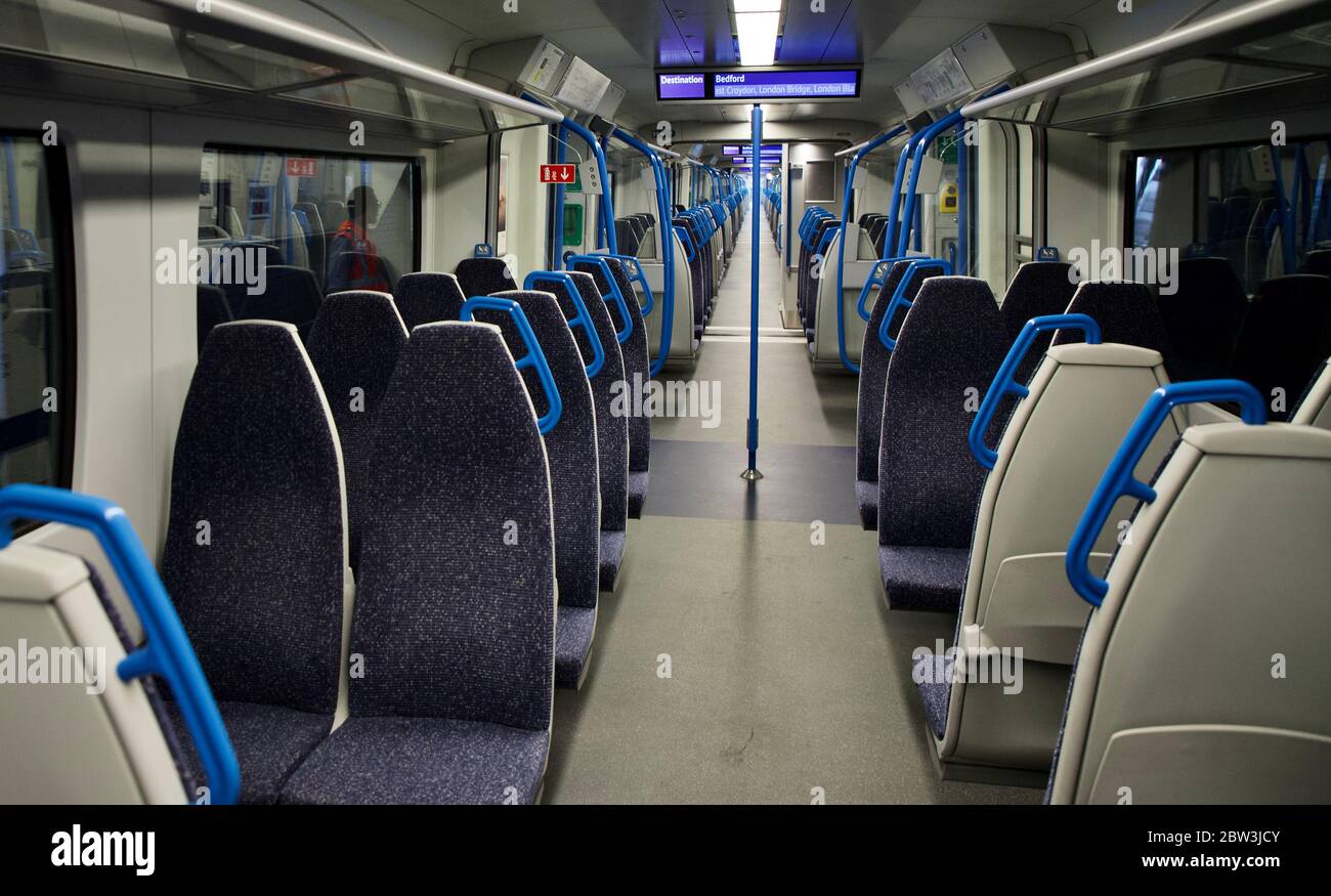 Empty train carriage hi-res stock photography and images - Alamy