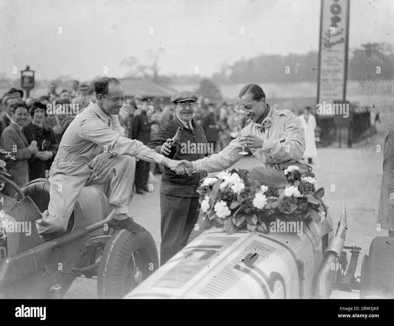 Prince Bira wins international trophy race . Prince Birs of Siam ...