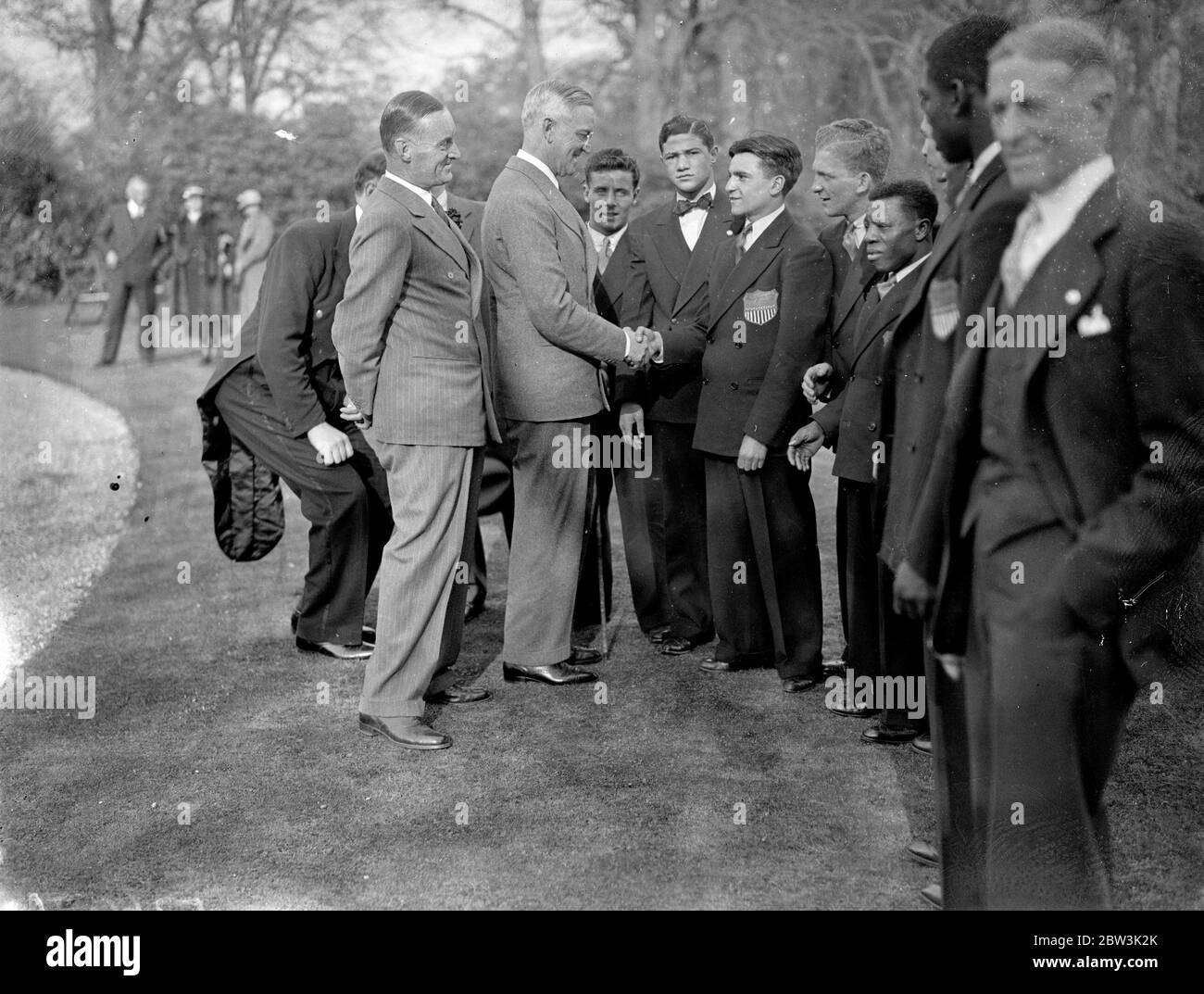 The American Ambassador , Mr Robert W Bingham , and the fourteen ...