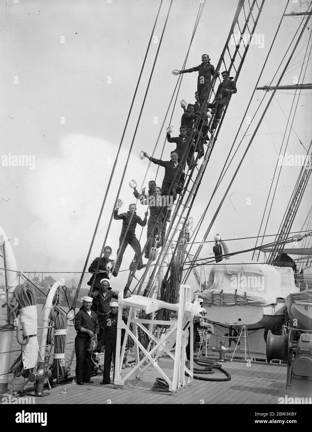 Arrives for training Black and White Stock Photos & Images - Alamy