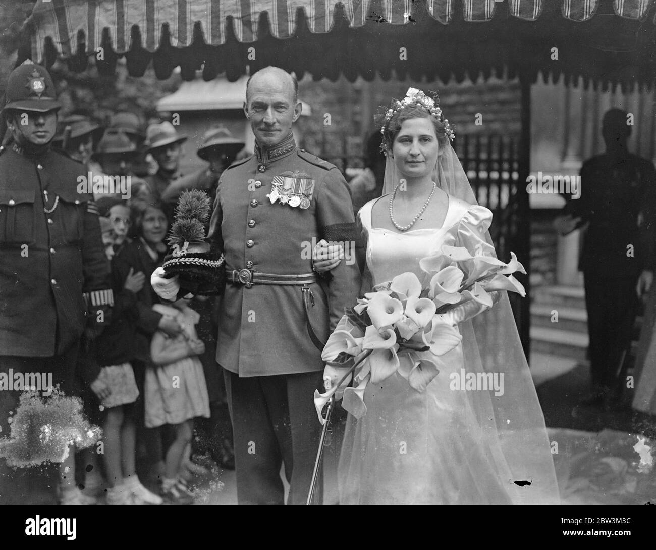 Wing Commander married at London Church . Six groomamen in full dress ...