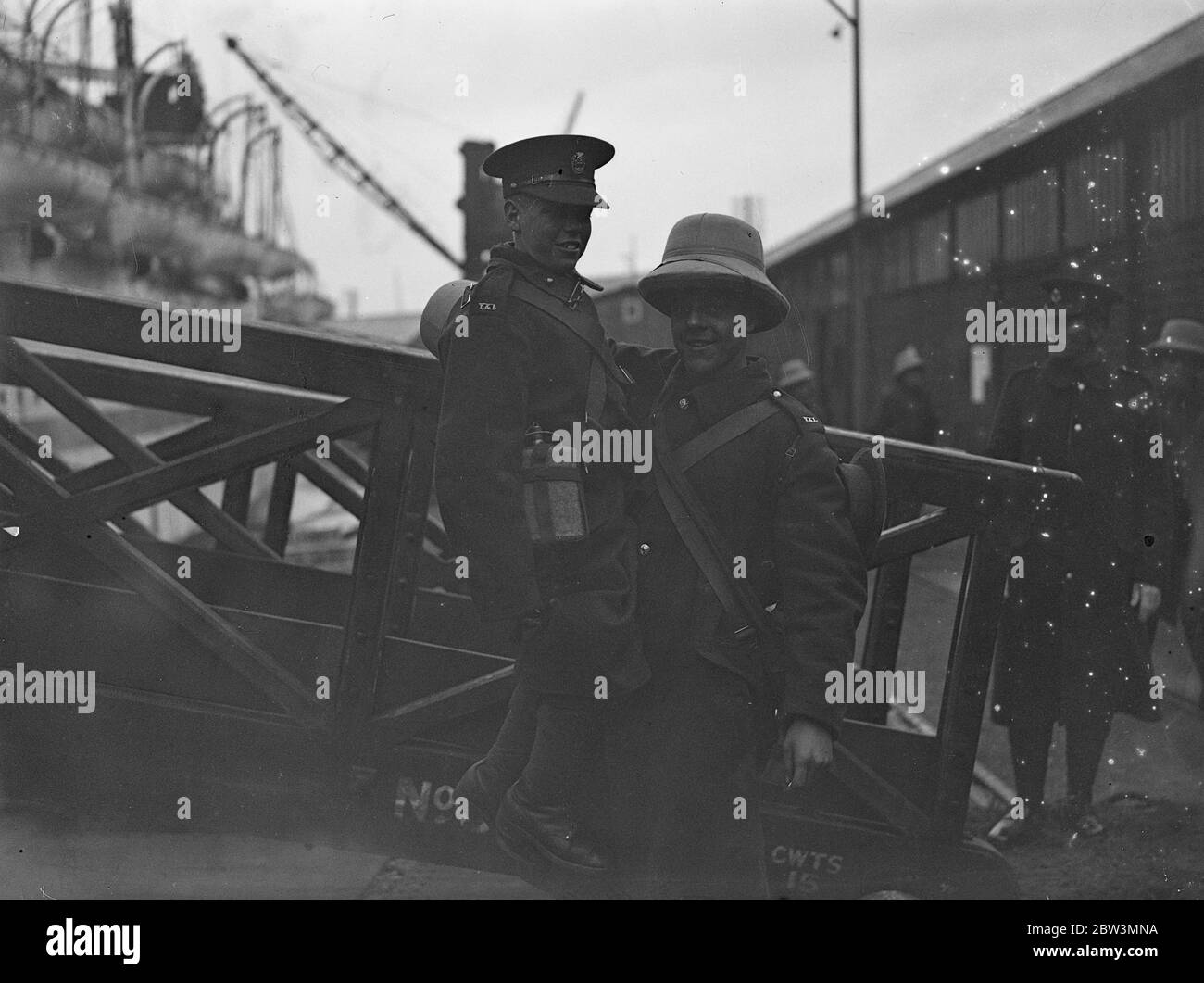 Boy Clements aged 15 ( being held aloft ) , is one of the smallest ...