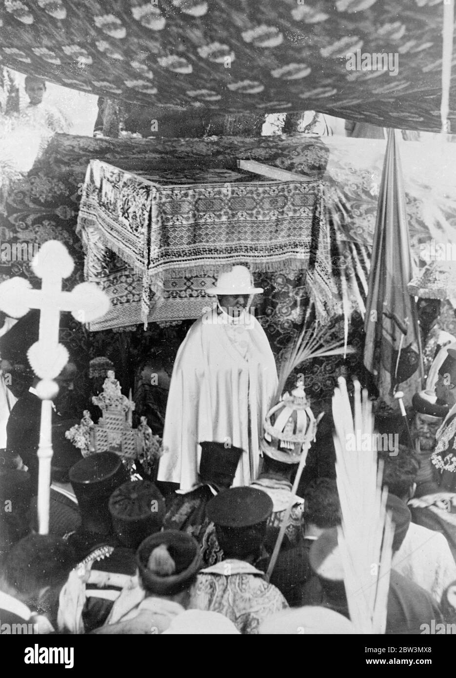 Emperor of Abyssinia and his family exiled in jerusalem . The Emperor ...