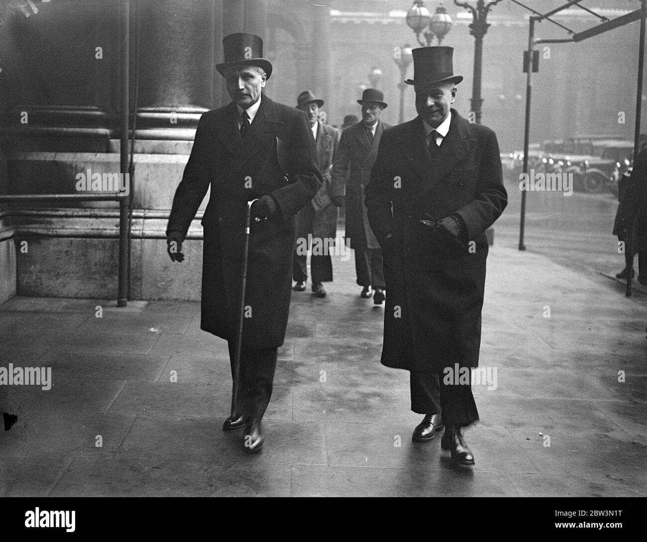 French Ambassador arrives for naval conference . M Corbin , the French ...