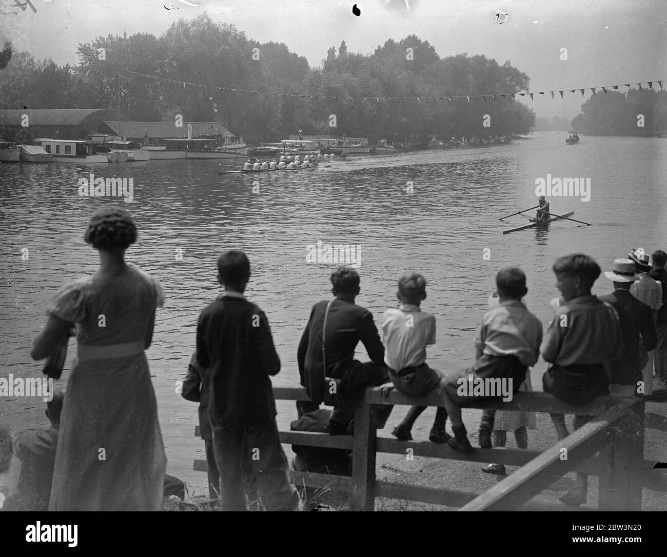 Japanese crew win first heat in Grand Challenge Cup at Marlow regatta . The Japanese crew from ...
