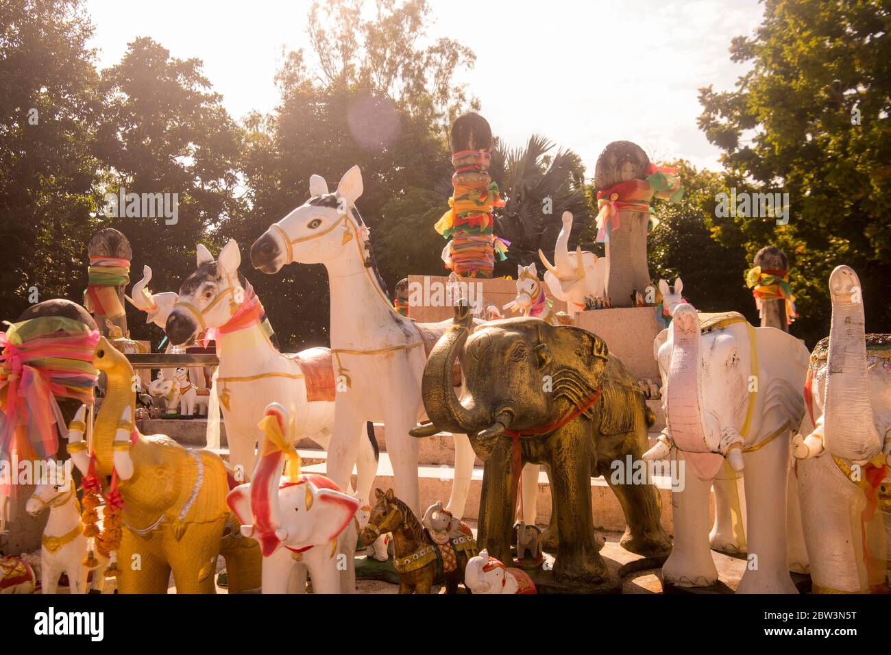 the Chiang Rai City Pillar at the wat Phra That Doi Chom Tong in the ...