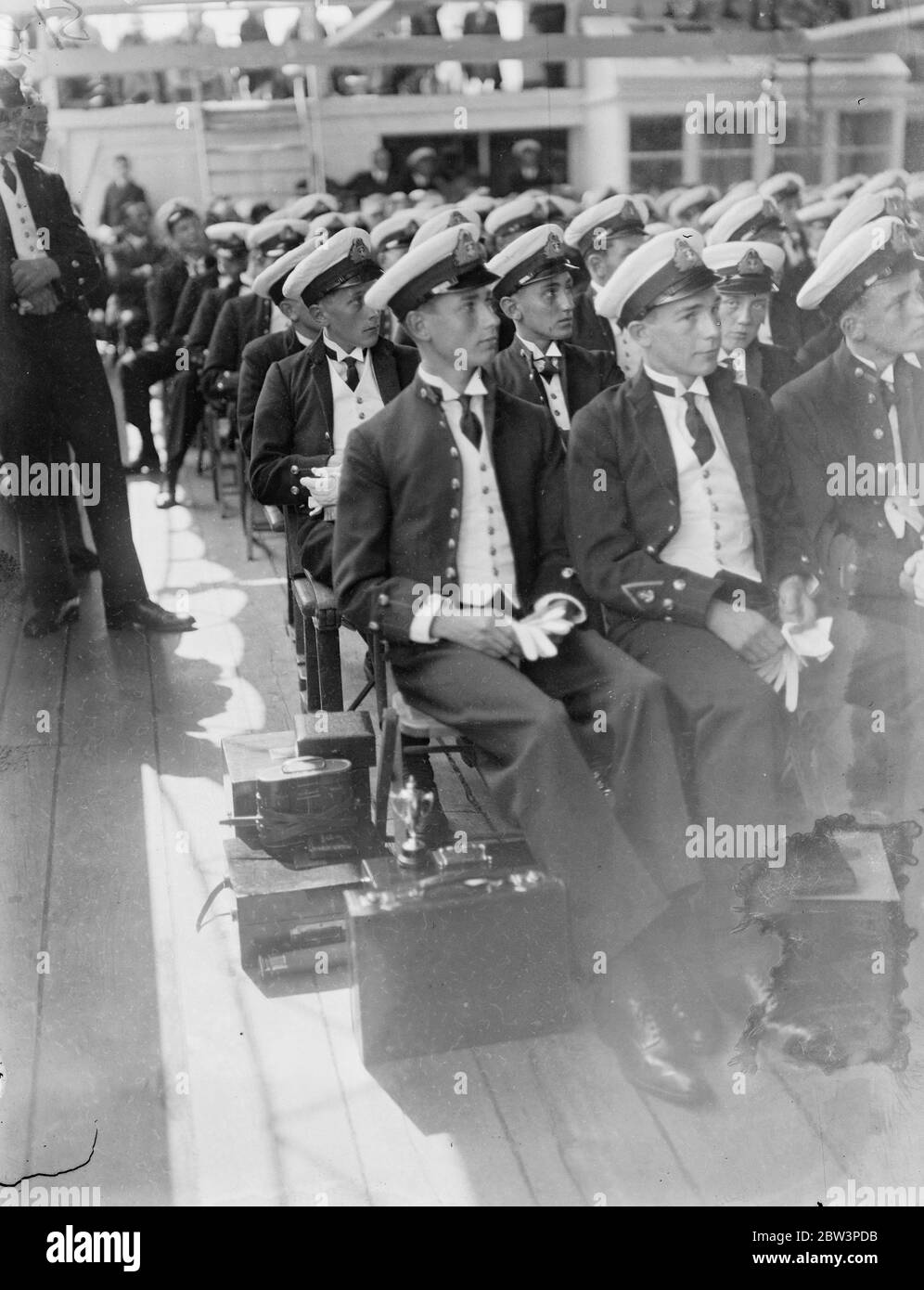 Prize Day on the HMS Worcester , the training ship of the Thames ...