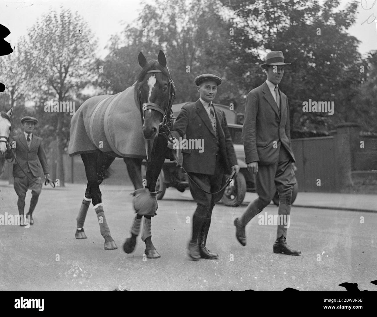 Noble King , Derby candidate , leaves Newmarket for Epsom . The Aga ...