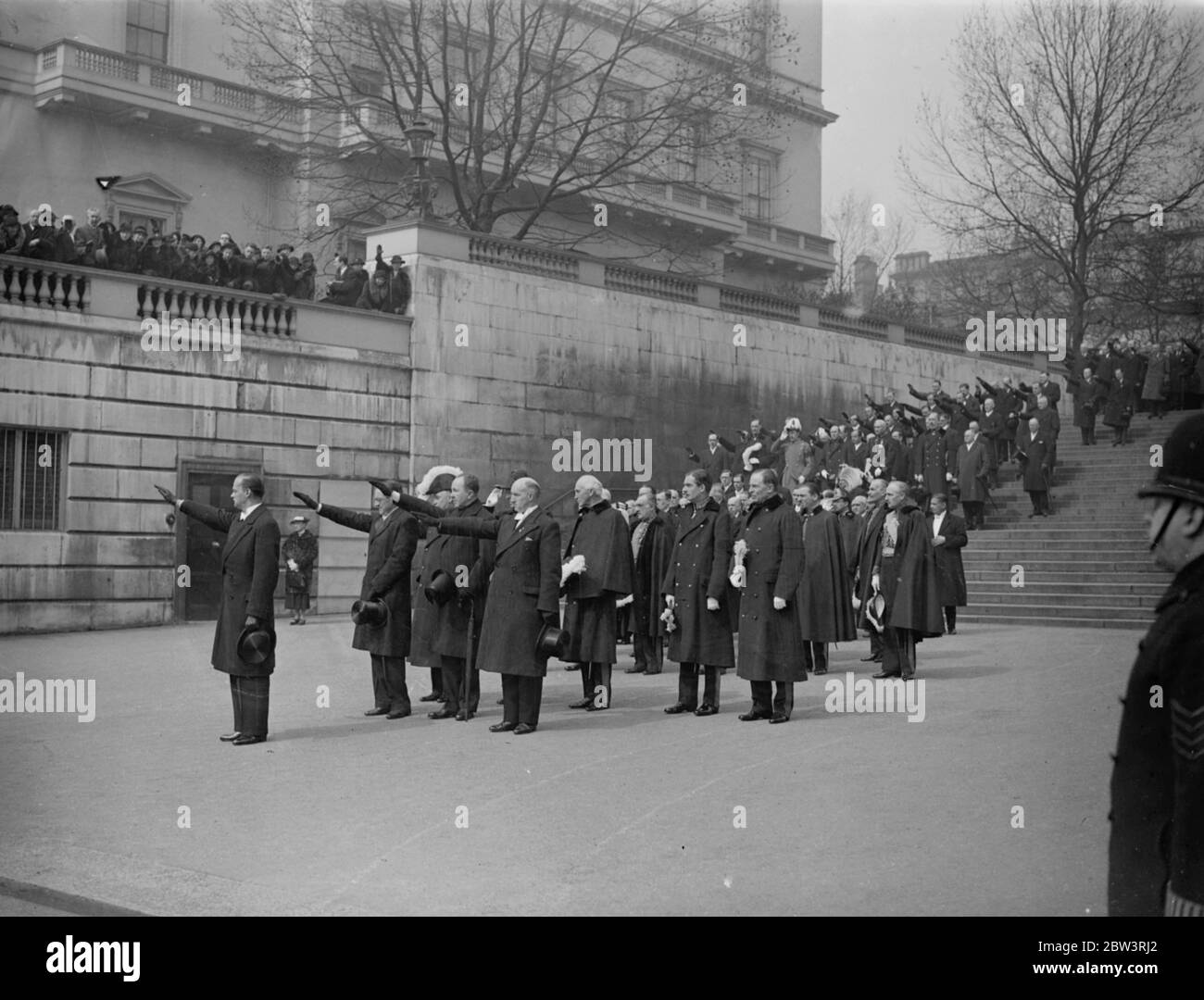 Funeral procession of the German Ambassador . Mr Anthony Eden , Sir ...