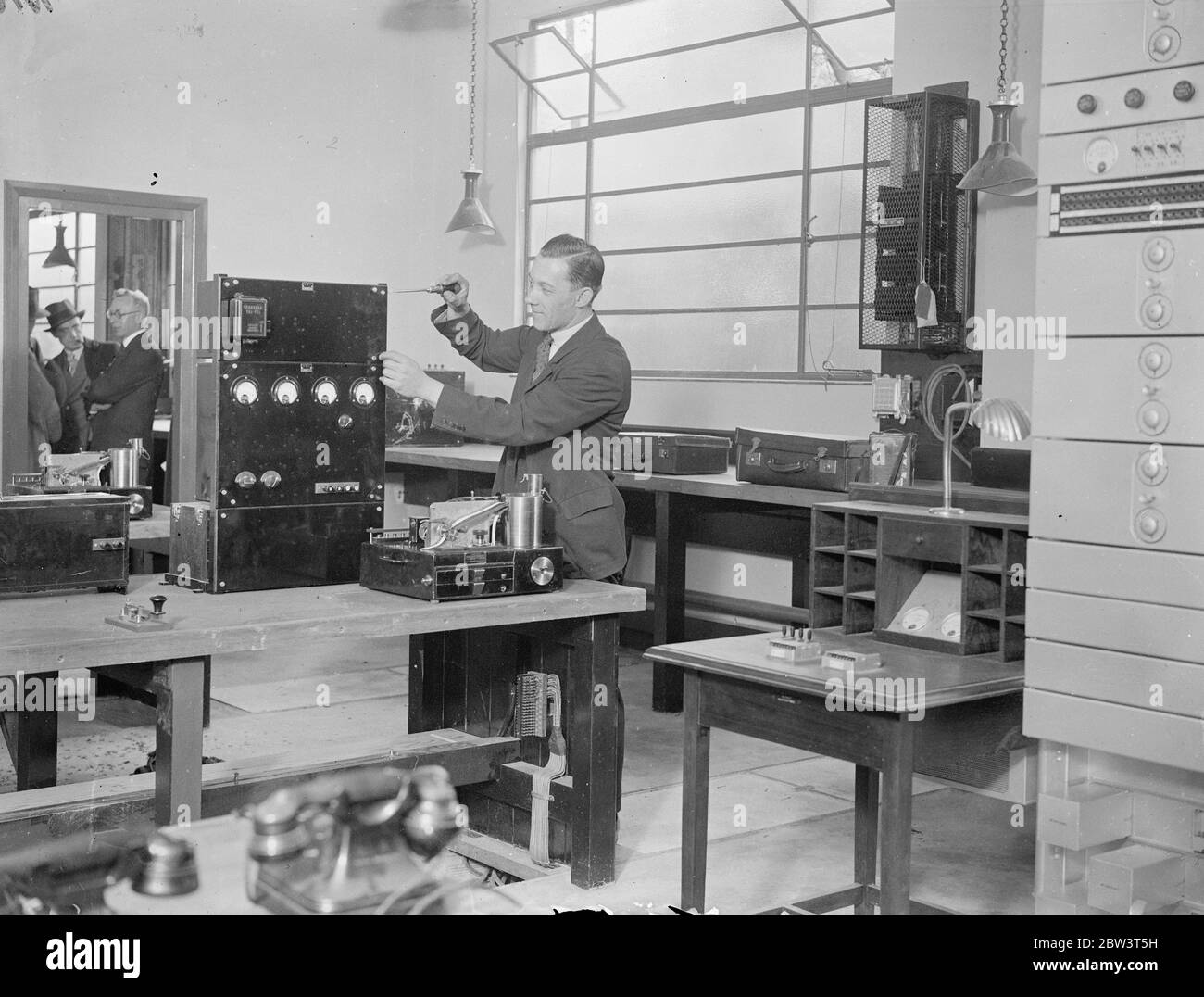 Black and white police stations Black and White Stock Photos & Images ...