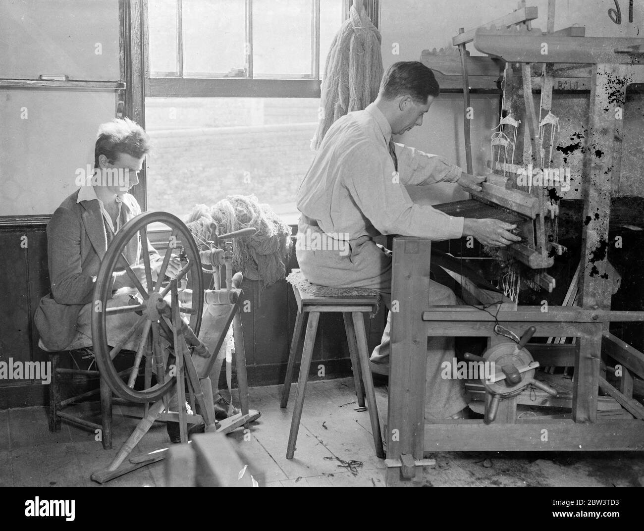 Hand weaving revived in Essex Village by the Red Priest . Mr Arthur ...