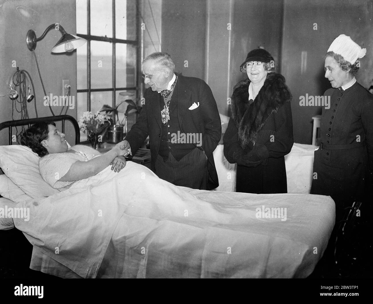 Lord Mayor visits city hospitals . The Lord Mayor , Sir Percy Vincent ...