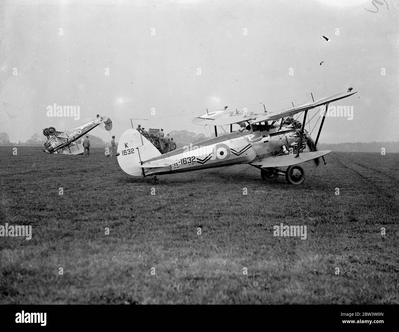 A Bristol Bulldog Mk II A of No. 17 Squadron Royal Air Force at Royal ...