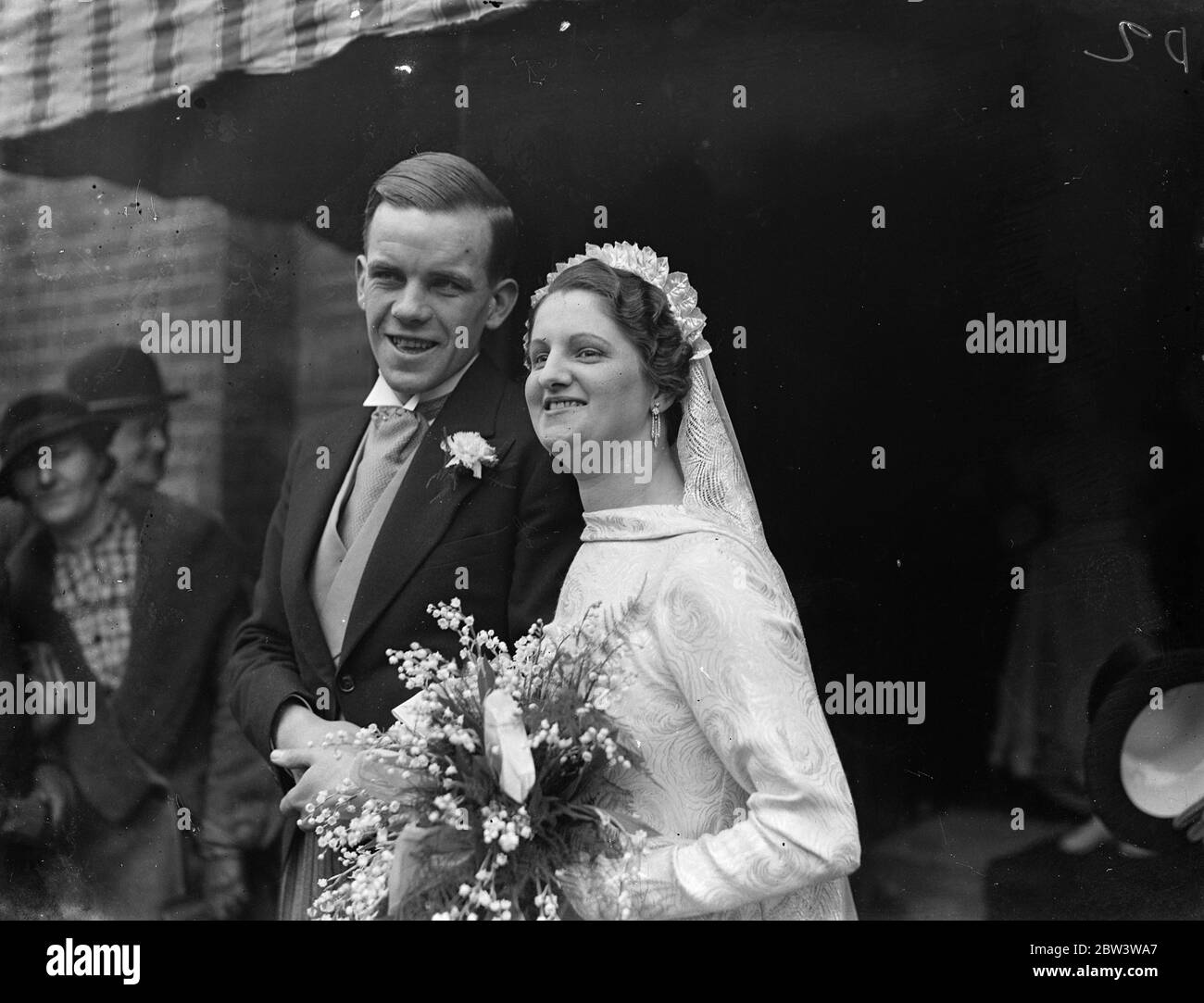 Three brothers officiate at London wedding . Wedding of Mr Peter Enaor ...