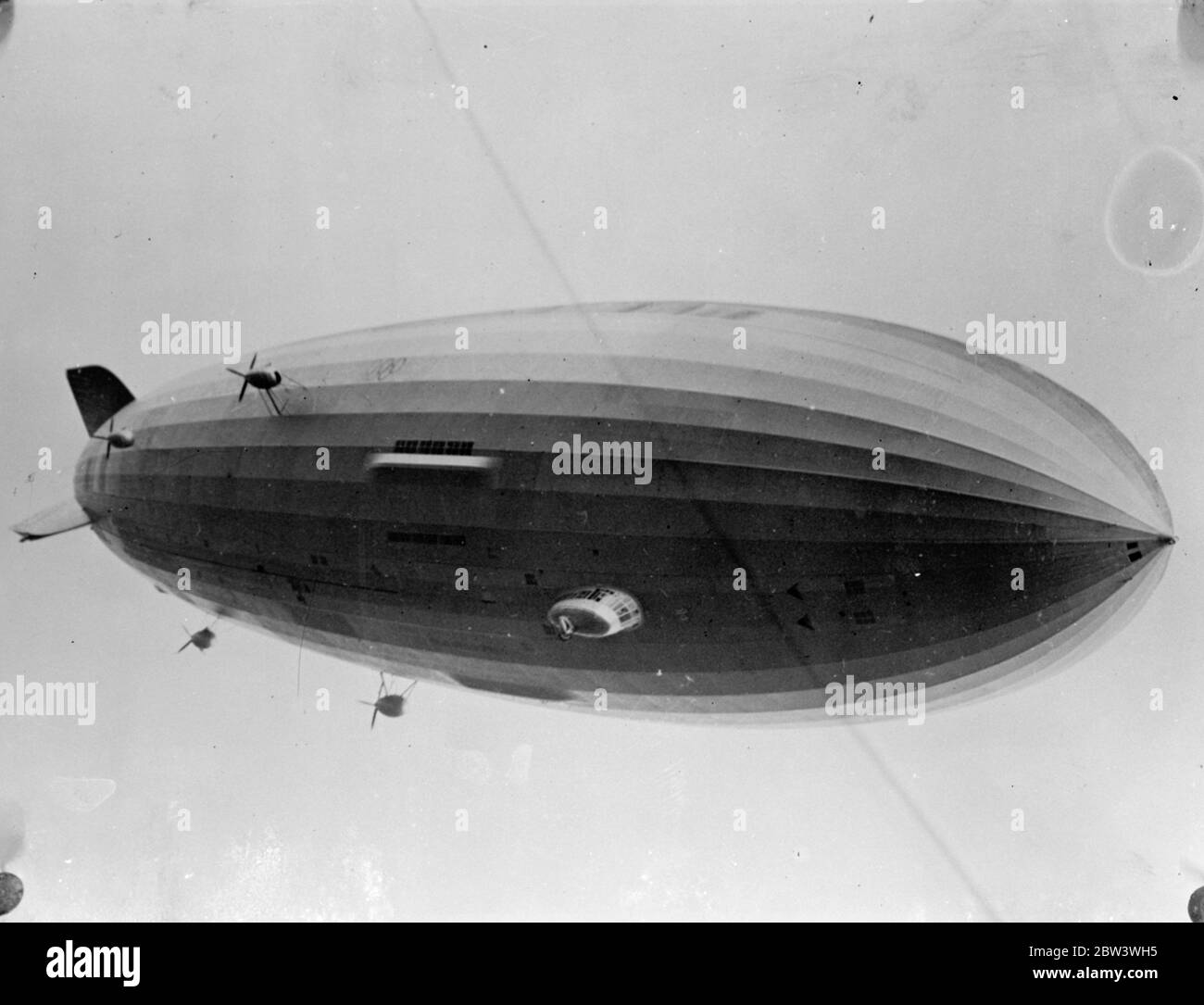 New German airship has first trial loaded as for Atlantic flight ...