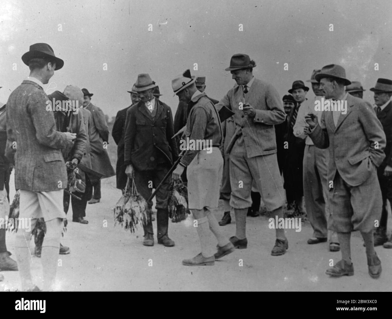 The King ' s ' bag ' . Partridge shoot in Austria . Wearing the ...