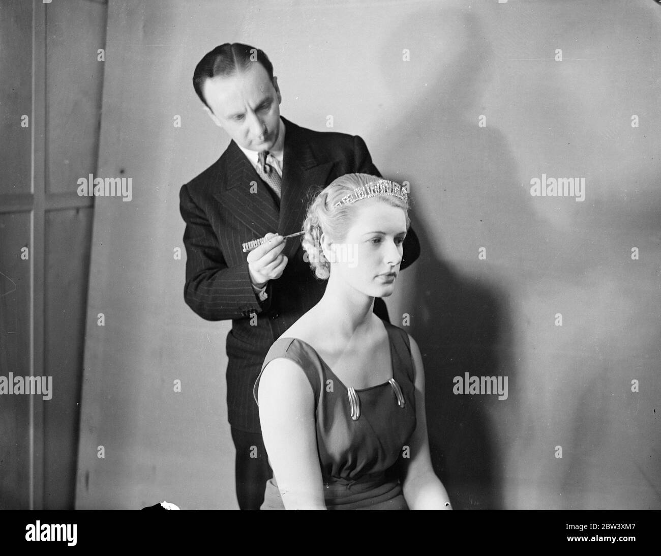 Peeresses and other titled guest at the coronation ceremony in ...