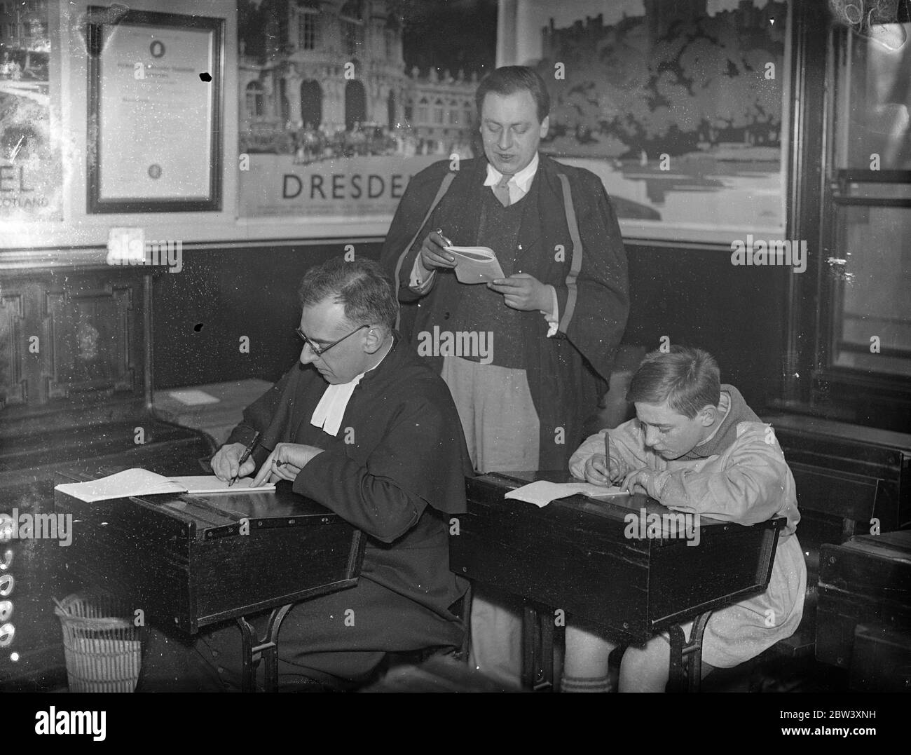 Dictation test Black and White Stock Photos & Images - Alamy
