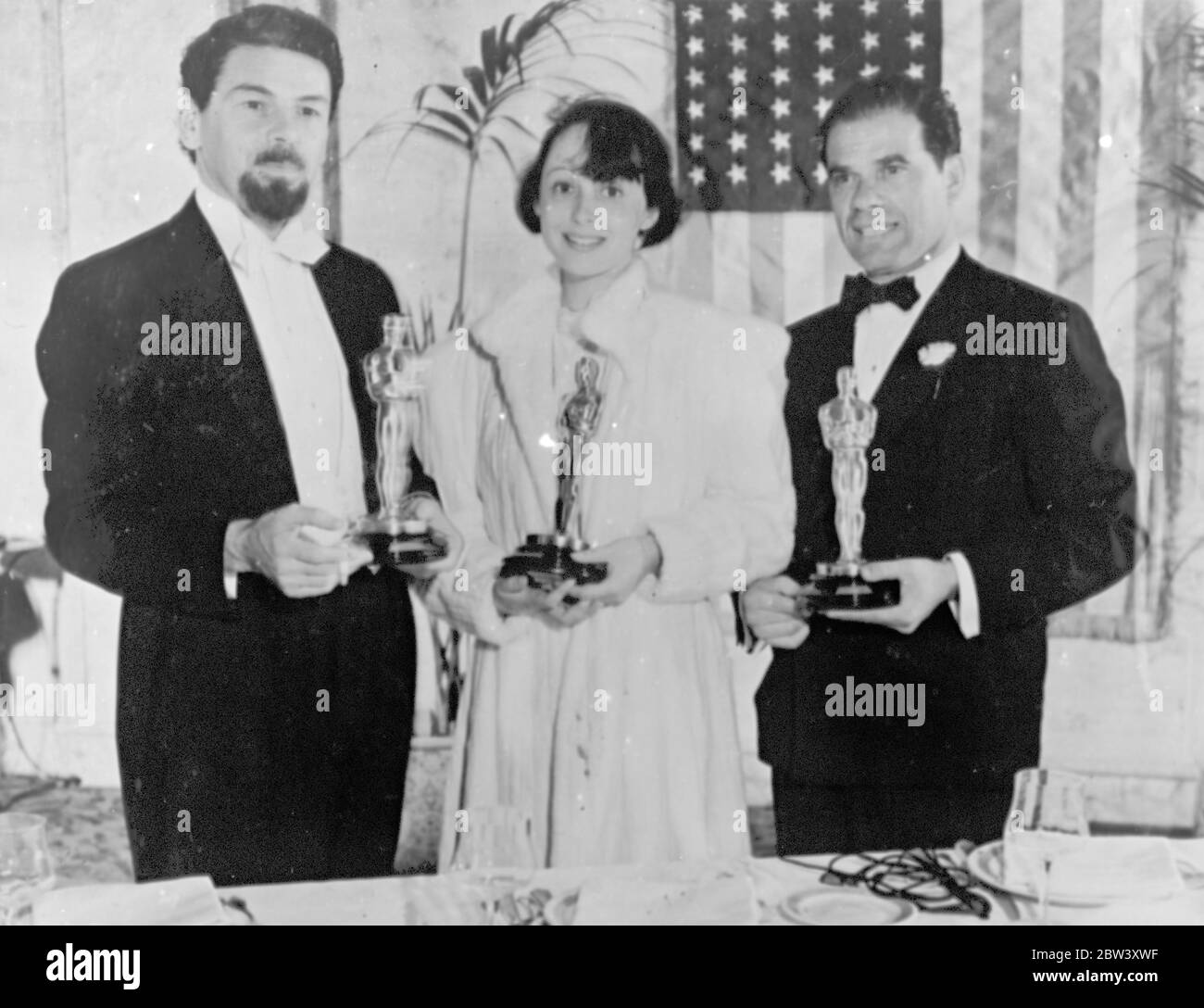 Hollywood ' s three best . Muni , Luise Rainer and Frank Capra . Paul ...