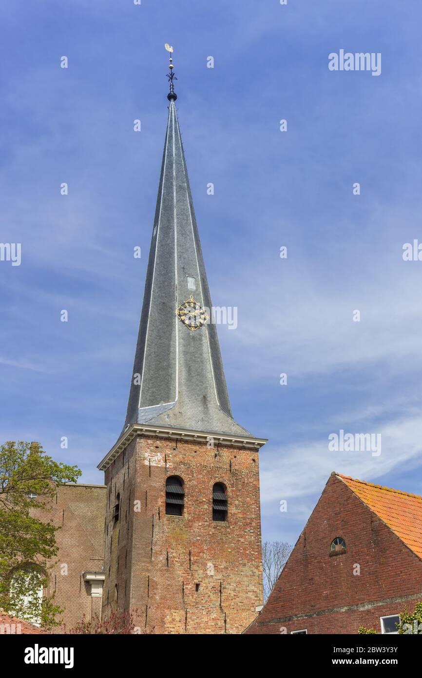 Tower of the historic church of Holwerd, Netherlands Stock Photo - Alamy