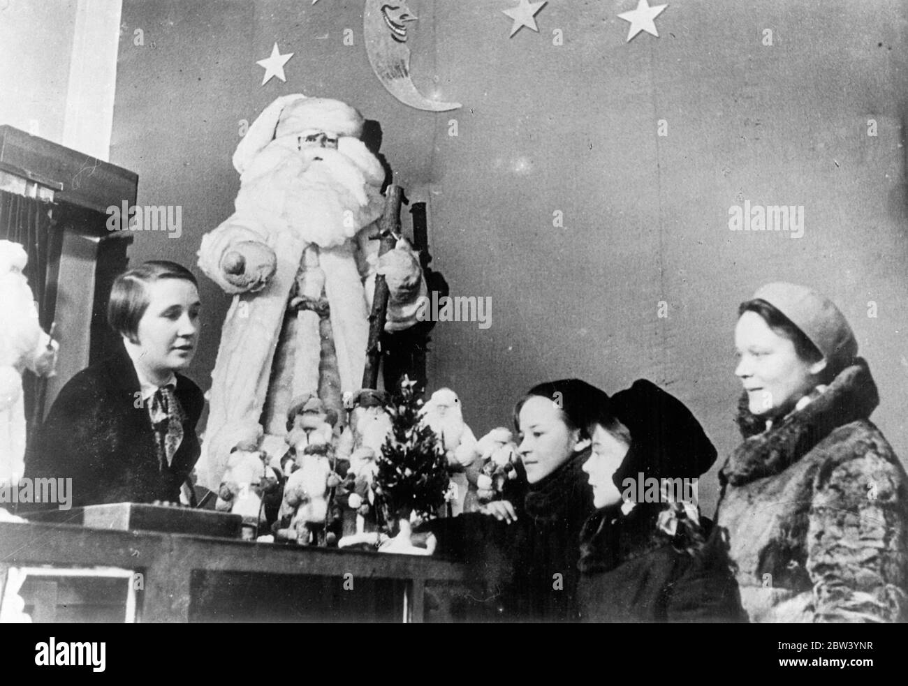 Soviet santa claus Black and White Stock Photos & Images - Alamy