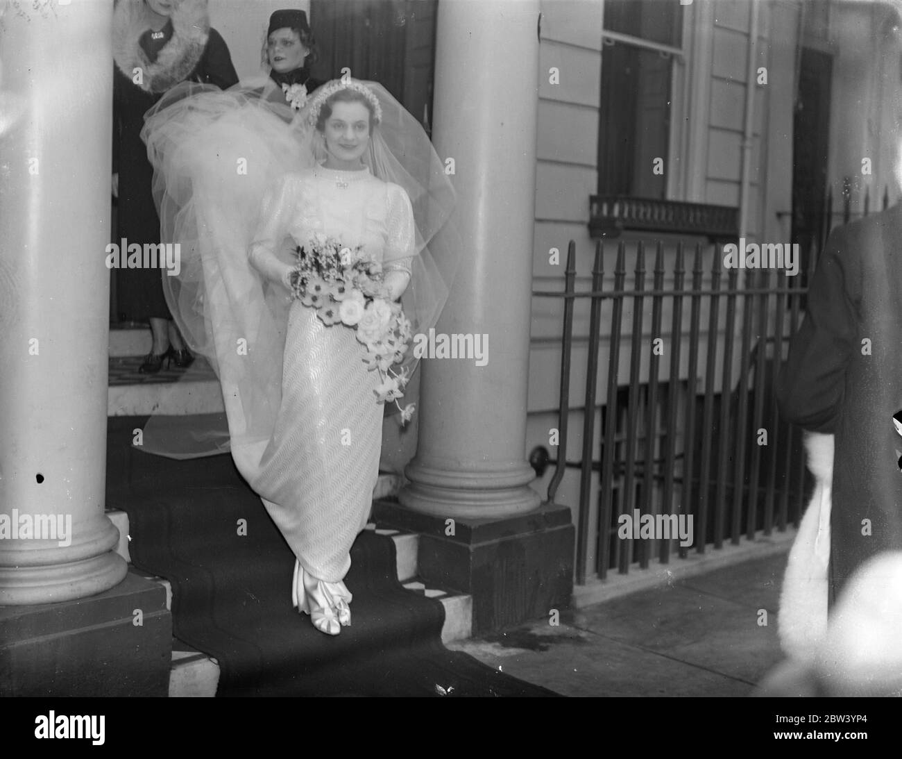 Lady Prudence Jellicoe leaves home for her wedding. Lady Prudence ...