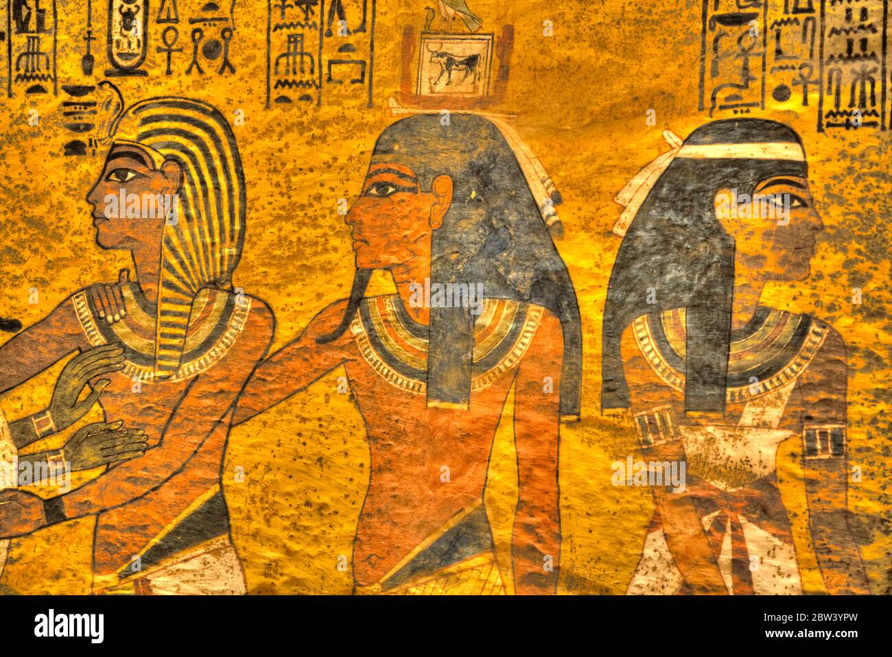King tut tomb mural hi-res stock photography and images - Alamy