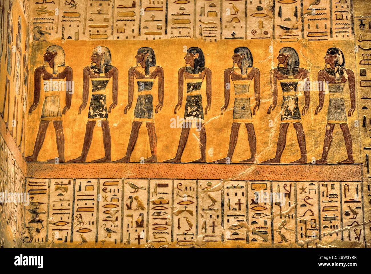 Murals, Tomb of Ramses IV, KV2, Valley of the Kings, UNESCO World ...