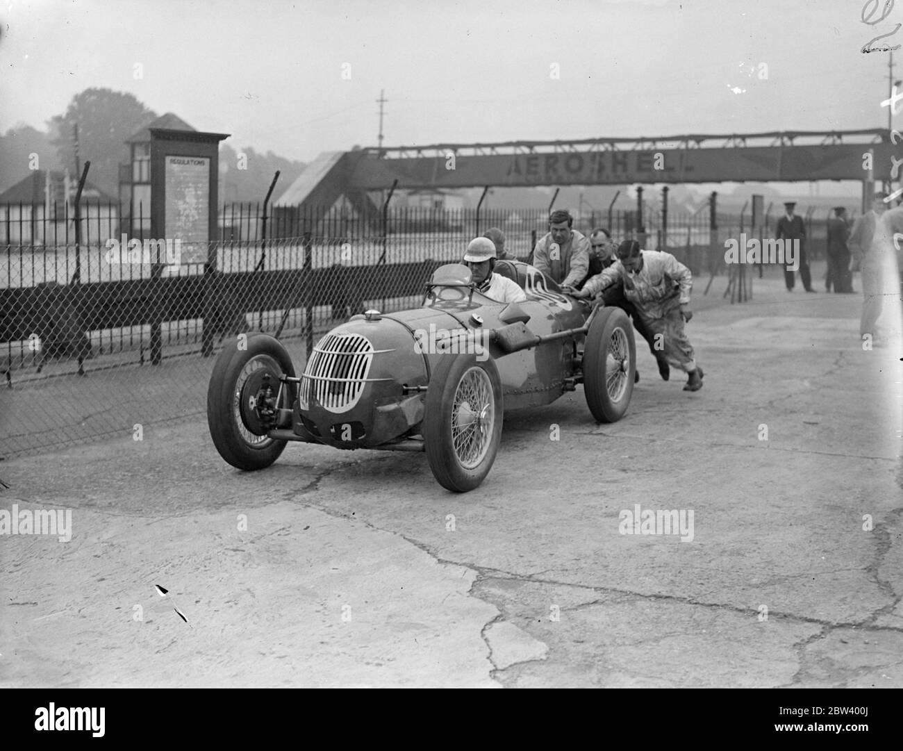The british racing drivers club 500 miles event hi-res stock ...