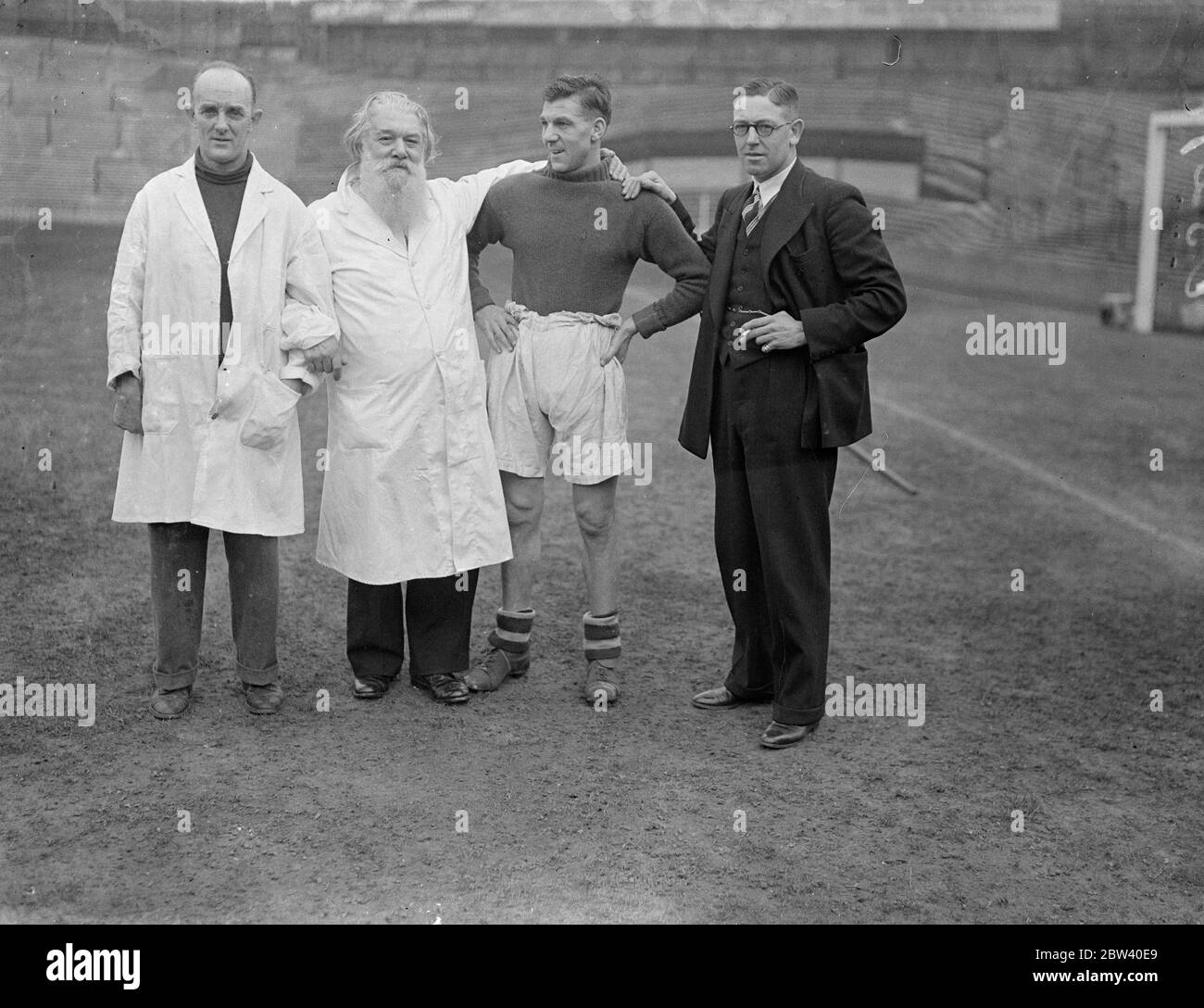 David Magnall, the Millwall captain and centre forward, had a tryout at ...