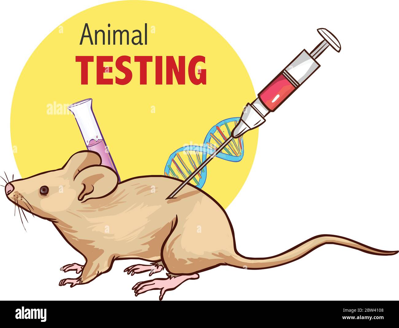 Mouse in lab experiments hi-res stock photography and images - Alamy